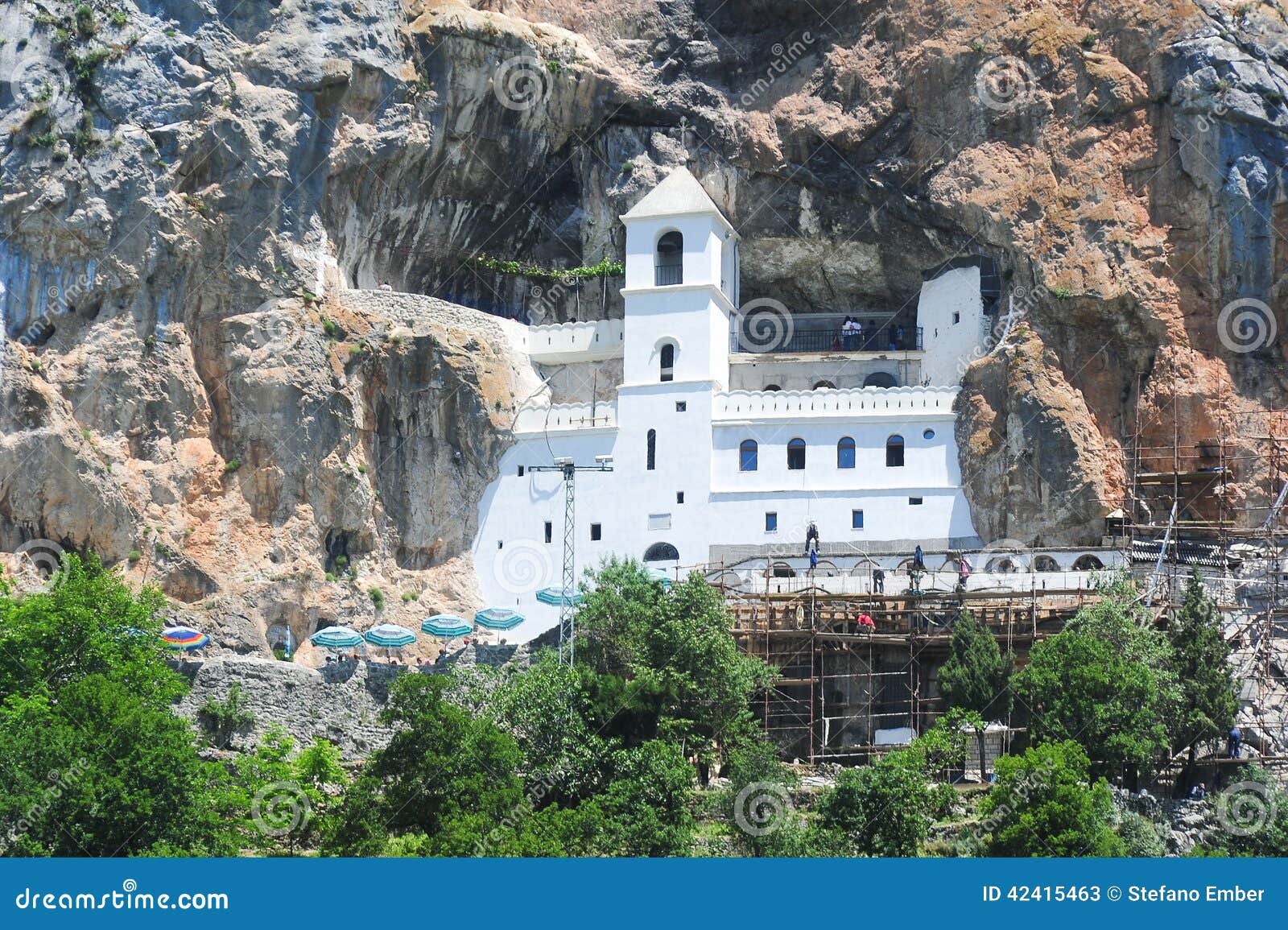 Ostrog Monastery In Montenegro - St. Vasilije Ostroski, Upper Church ...