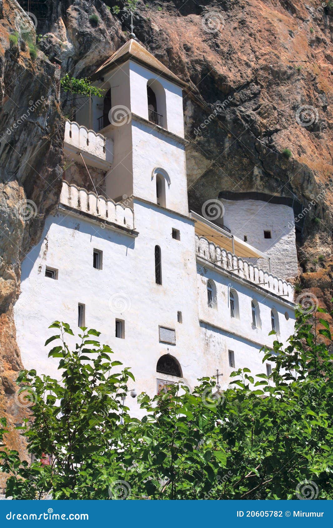 Ostrog Orthodox Monastery, Montenegro Stock Photo - Image of structure ...