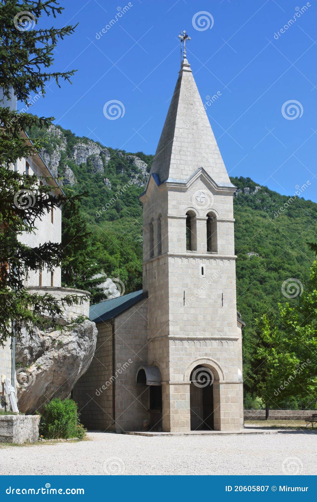 Ostrog Orthodox Monastery, Montenegro Stock Image - Image of southern ...