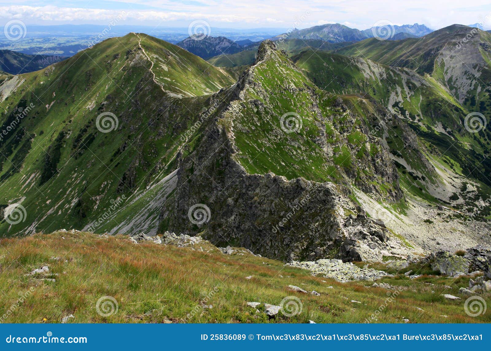 Ostry Rohac And Volovec Peak, Western Tatras, Slovakia, Hiking Theme ...