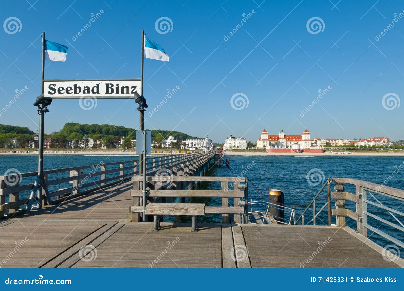 Ostseebad Binz redaktionell bild. Bild av ferie, kunna - 71428331