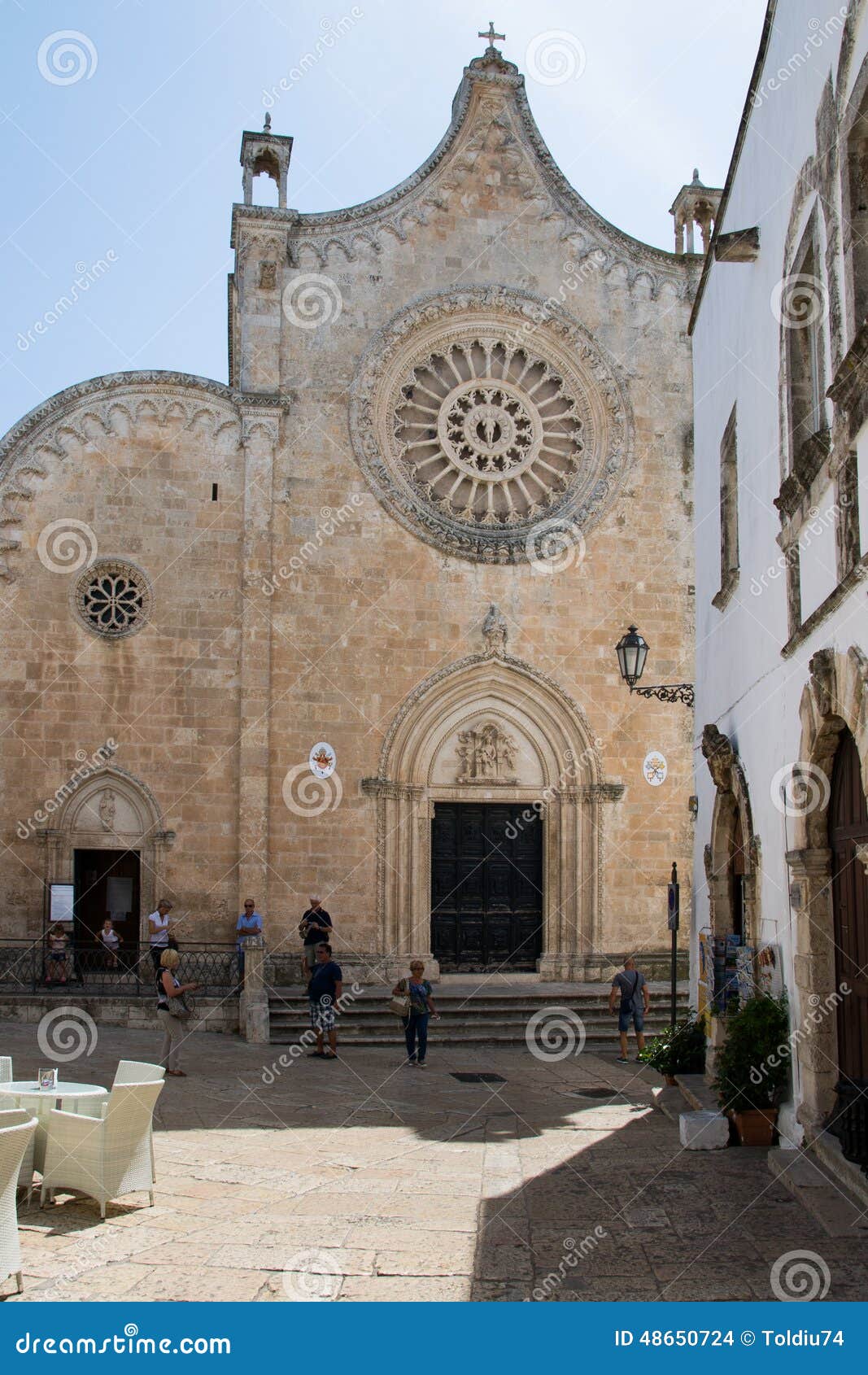 Ostuni the white town editorial stock image. Image of architecture ...