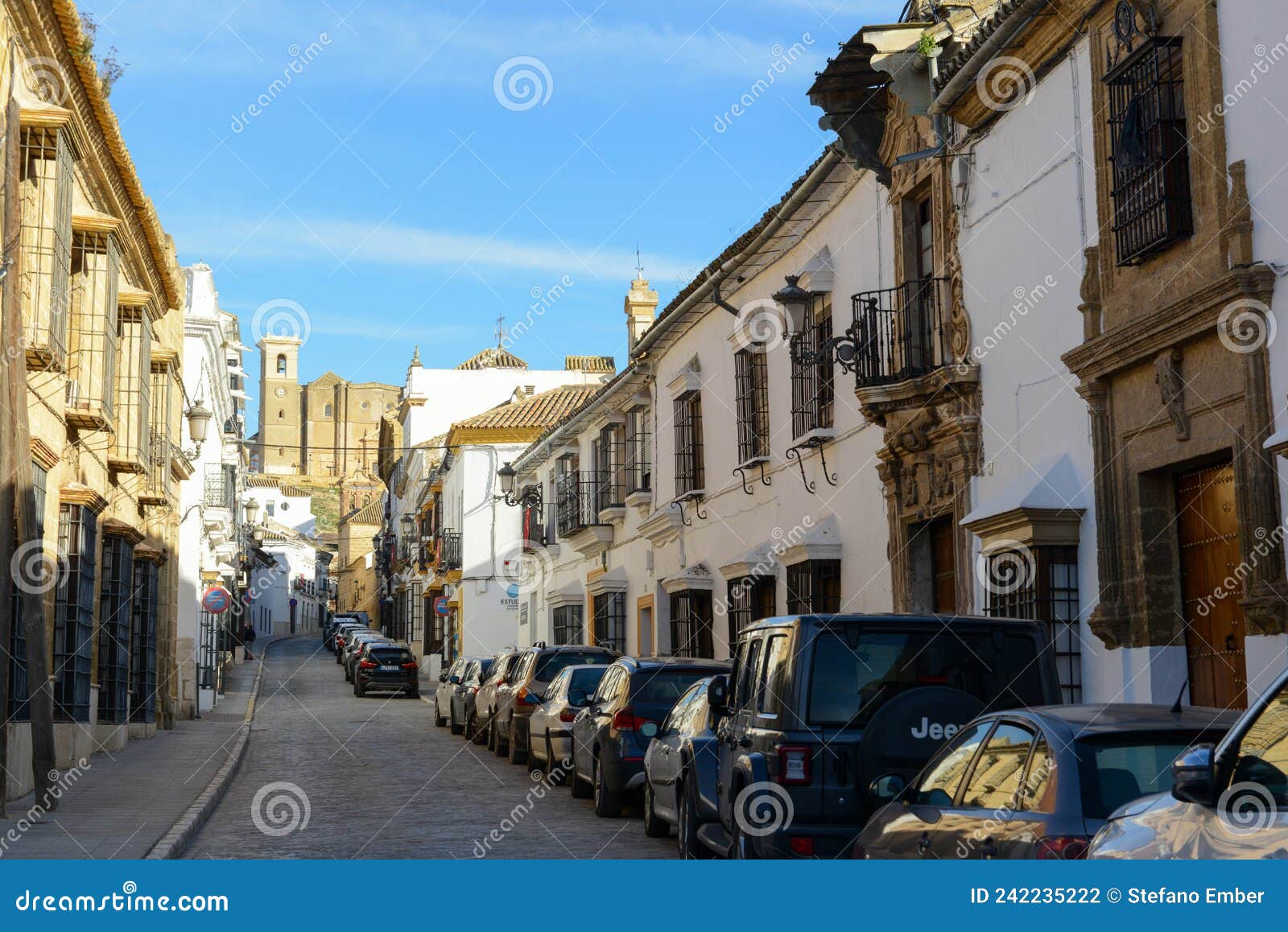 View at the Town of Osuna on Andalusia in Spain Editorial Photography ...