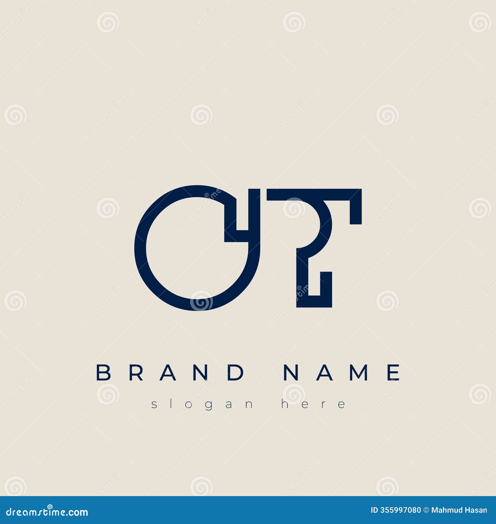 OT Alphabet Letter Icon Logo Vector Illustration | CartoonDealer.com ...