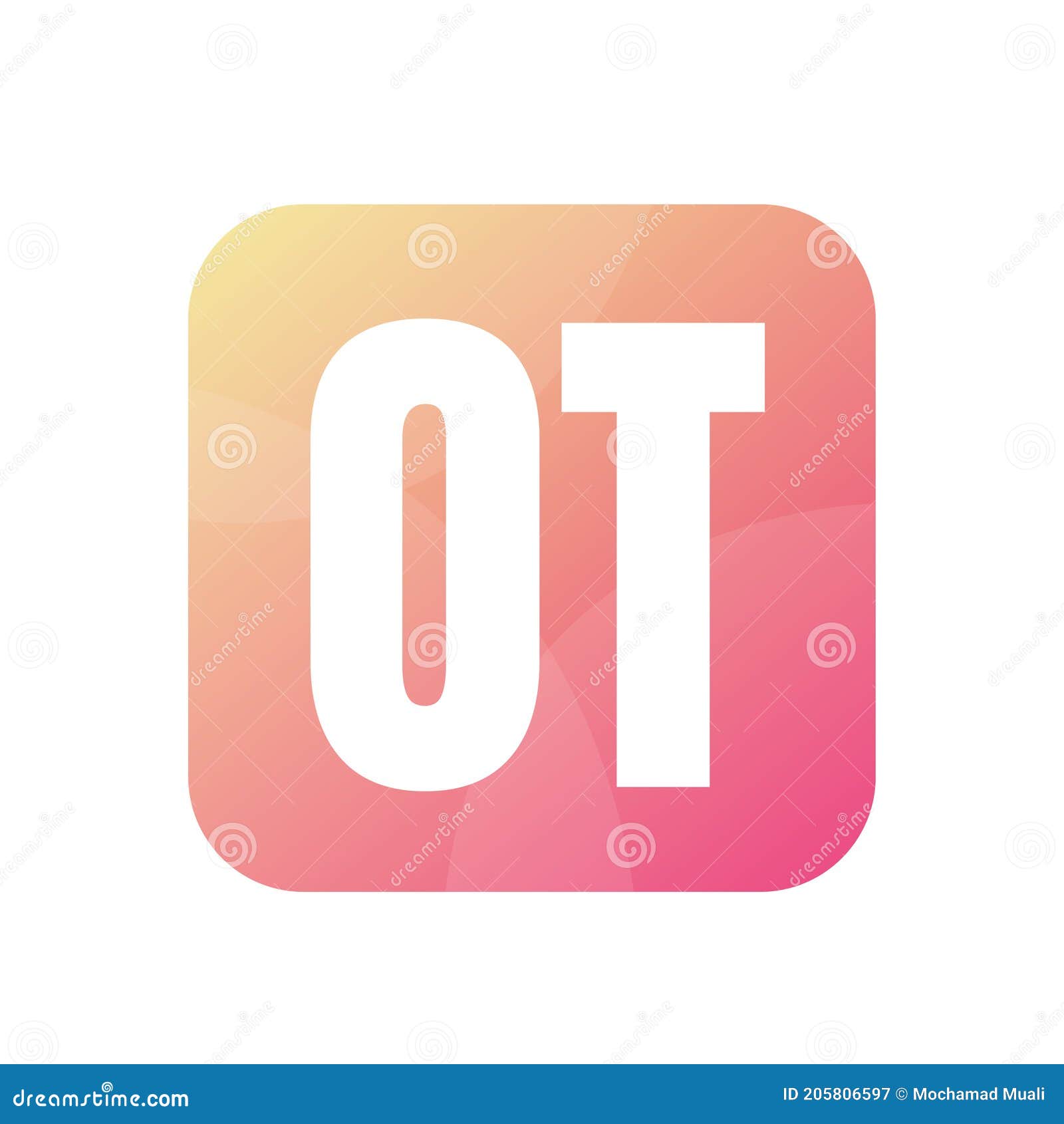OT Letter Logo Design With Simple Style Cartoon Vector | CartoonDealer ...