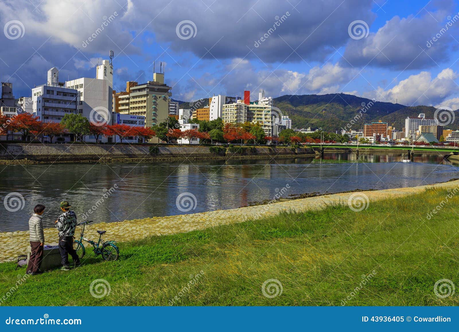 Ota River à Hiroshima image éditorial. Image du hiroshima - 43936405