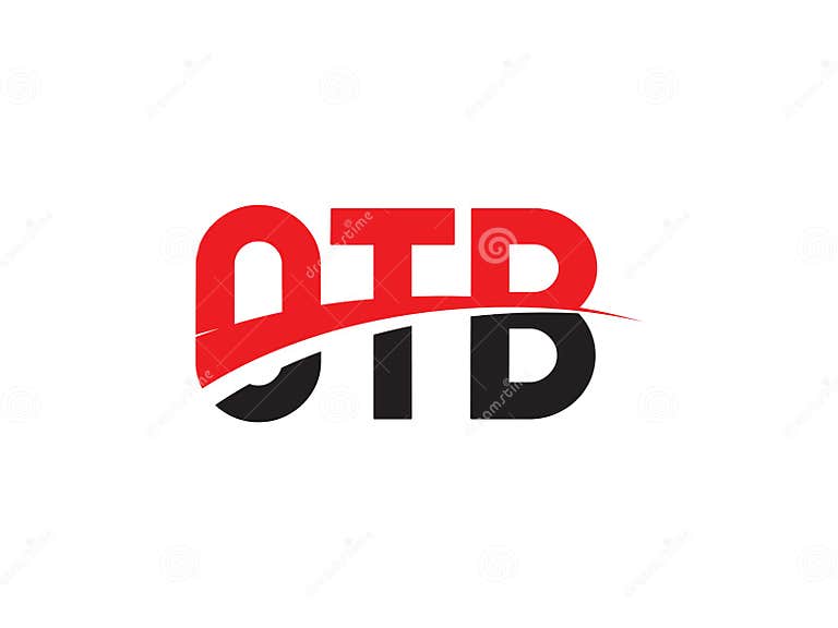OTB Letter Initial Logo Design Vector Illustration Stock Vector ...