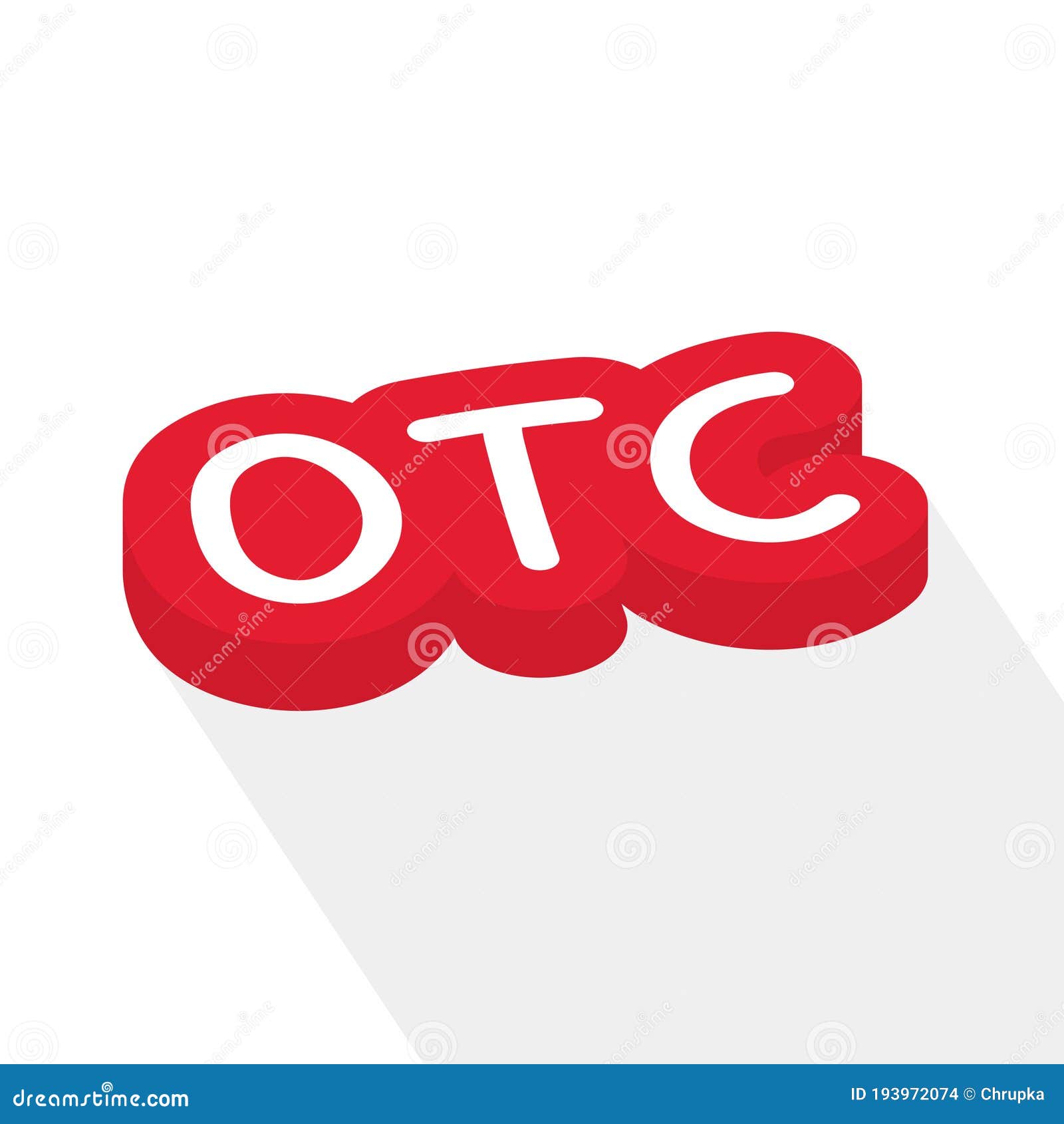 OTC Over the Counter Drugs Concept Stock Vector - Illustration of ...