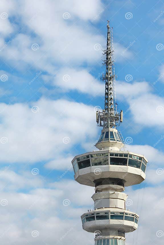OTE Tower Thessaloniki stock image. Image of architecture - 17690247