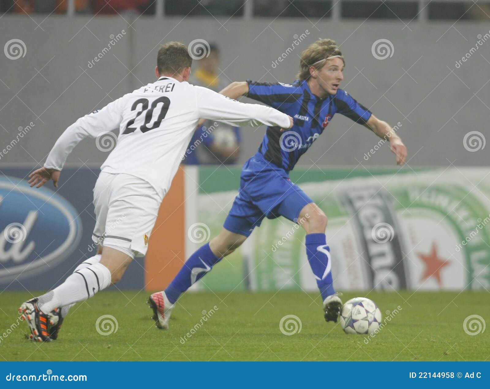 Otelul Galati - FC Basel editorial stock photo. Image of bucharest ...