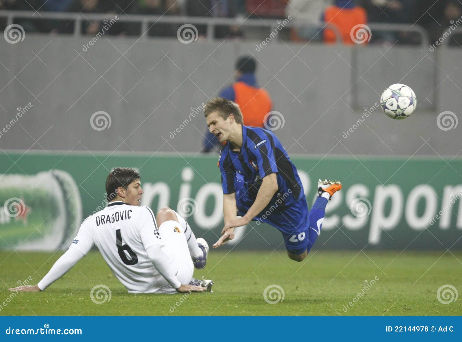 Otelul Galati - FC Basel editorial stock photo. Image of romania - 22144978