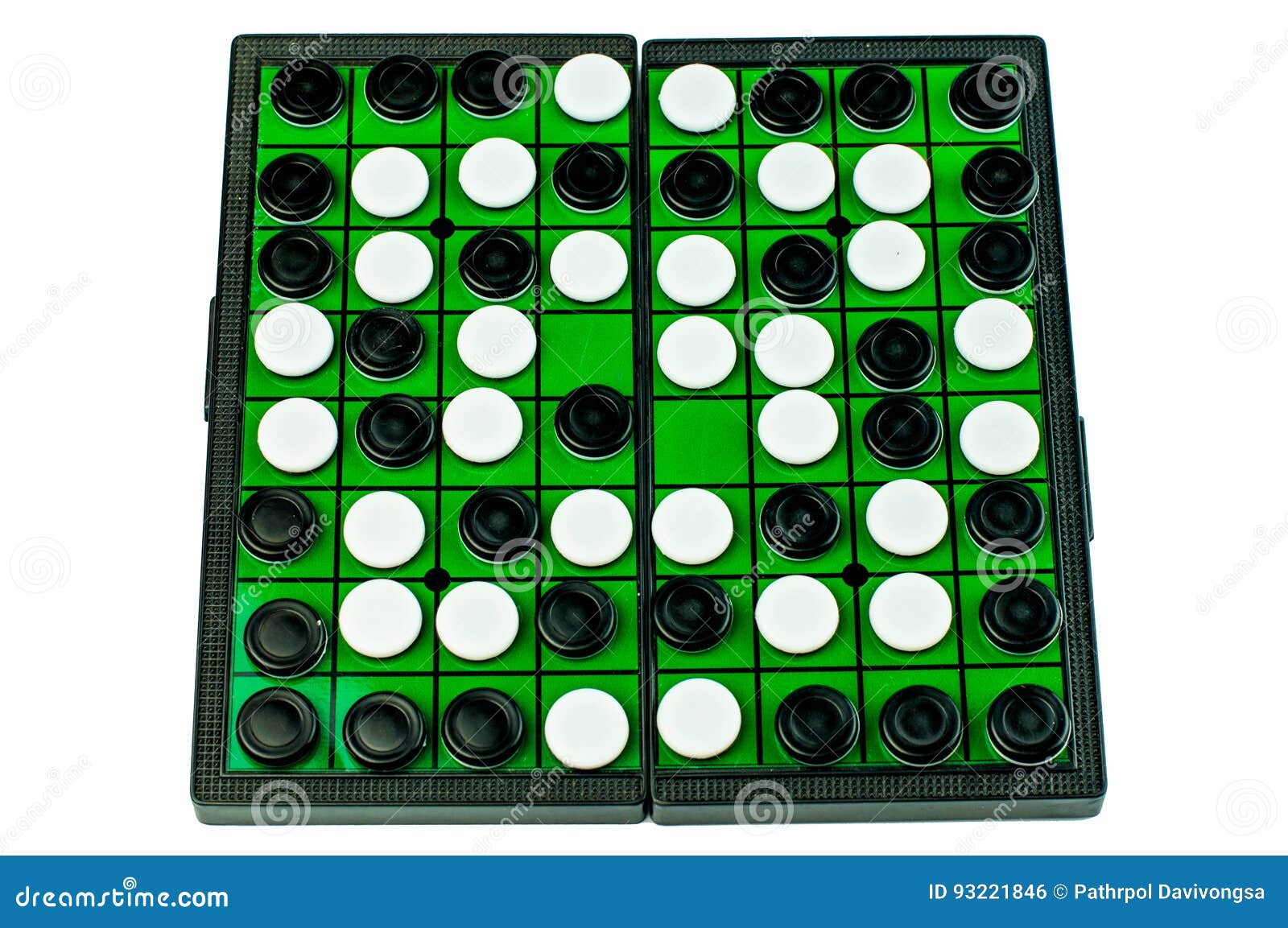 Othello Board Game Isolated Stock Photo - Image of isolate, dark: 93221846