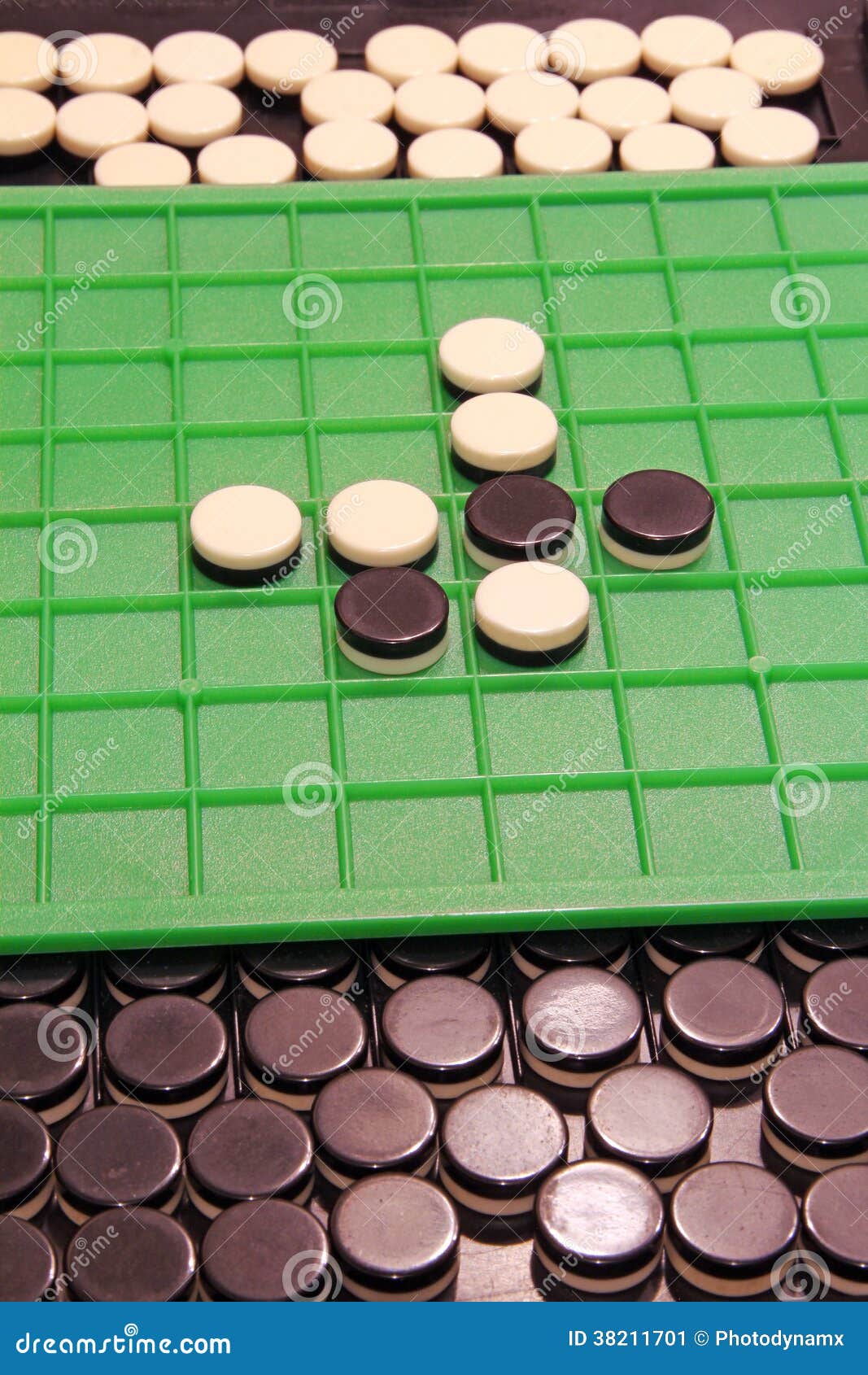Othello gaming counters stock image. Image of round, winning - 38211701