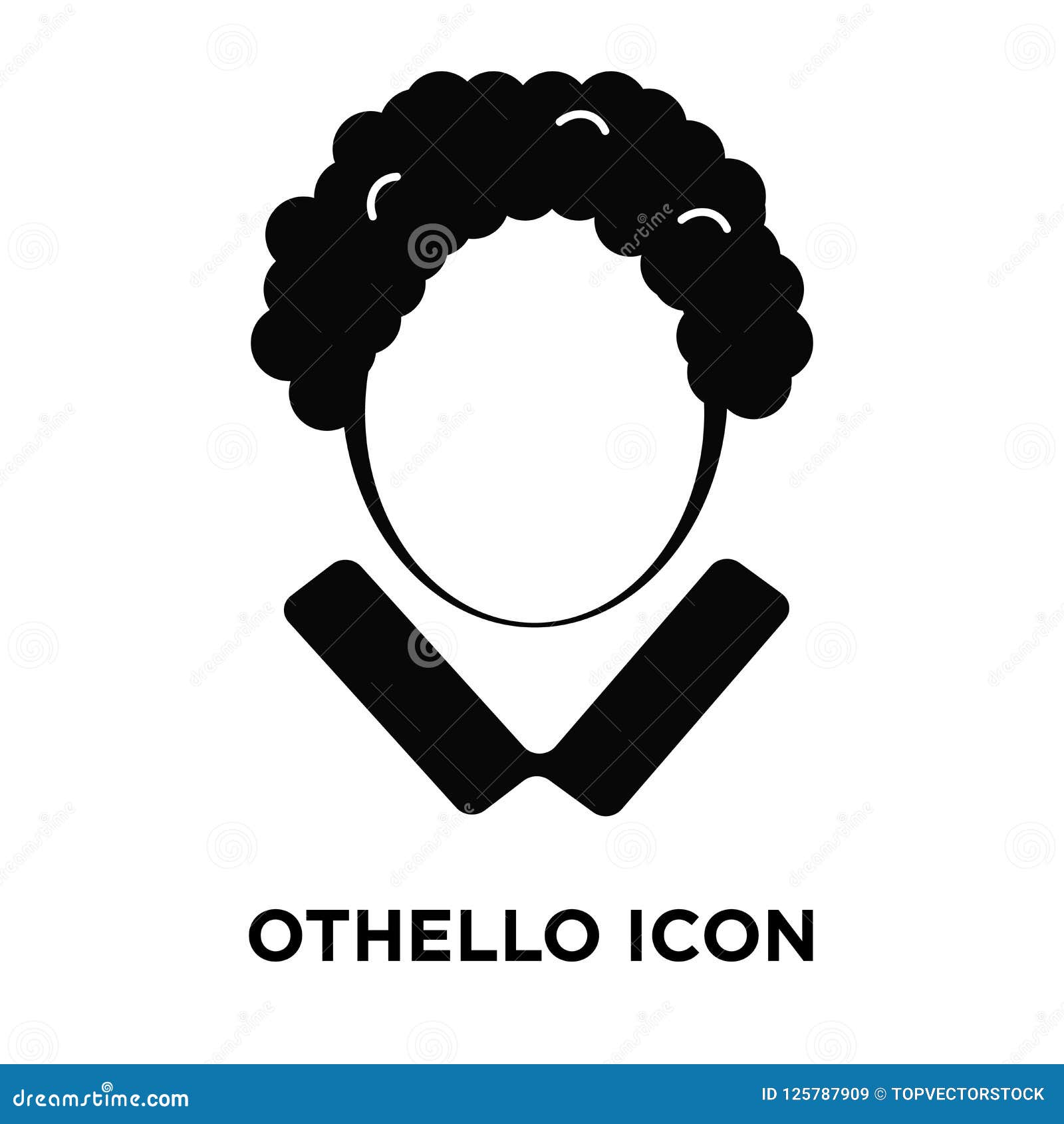 Othello Vector Icon On White Background. Flat Vector Othello Icon ...