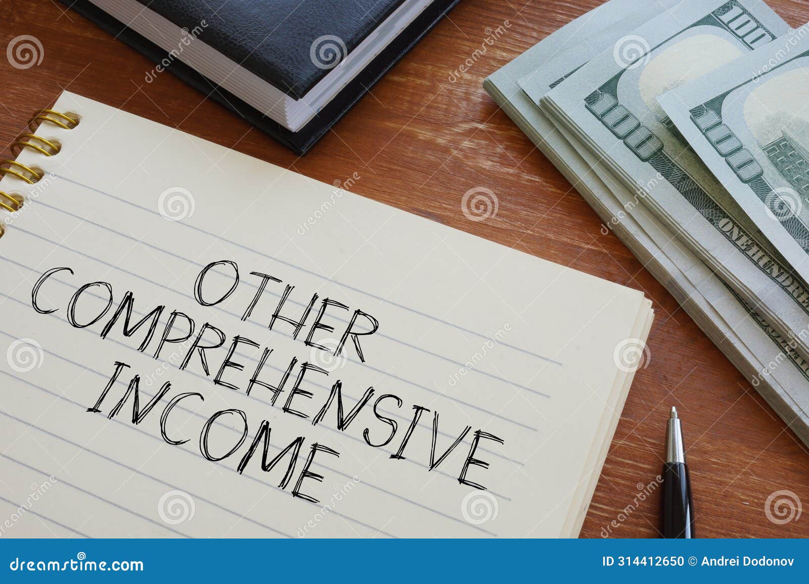 Other Comprehensive Income is Shown Using the Text Stock Photo - Image ...