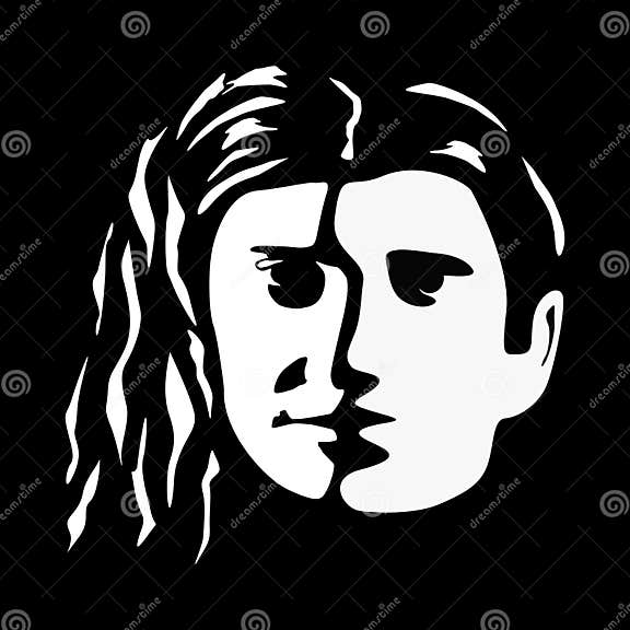 The other half stock vector. Illustration of beautiful - 11531646