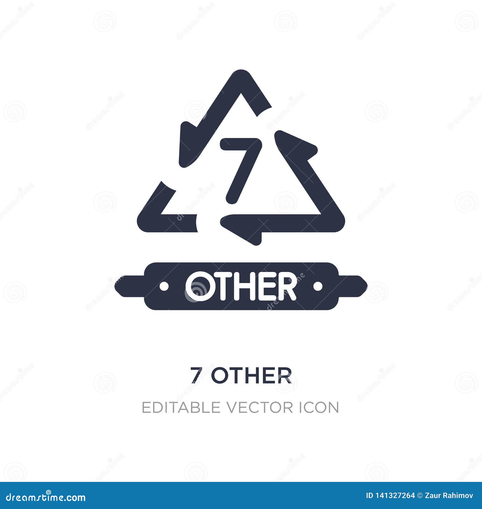 7 Other Icon on White Background. Simple Element Illustration from ...