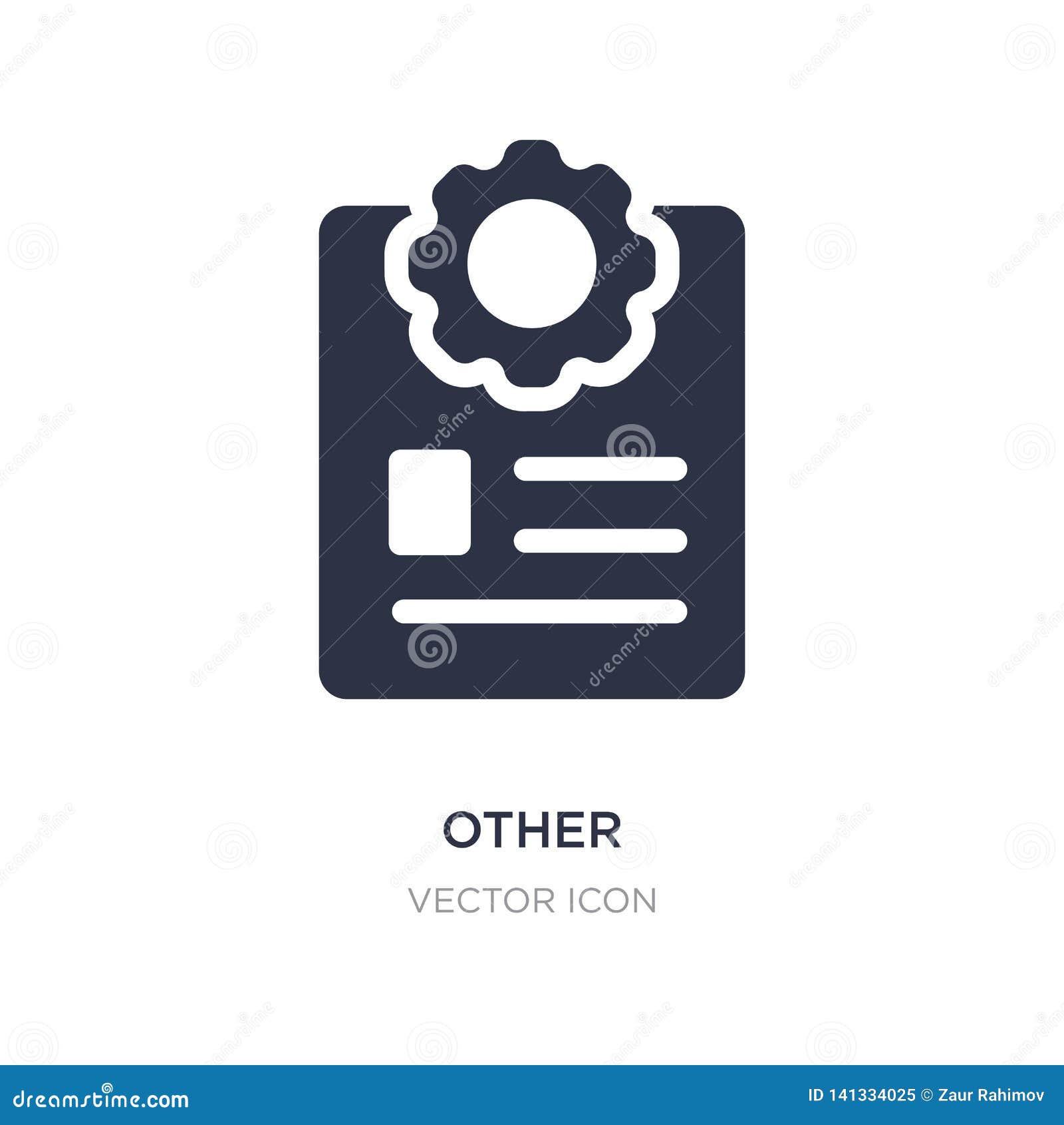 Other Icon on White Background. Simple Element Illustration from ...