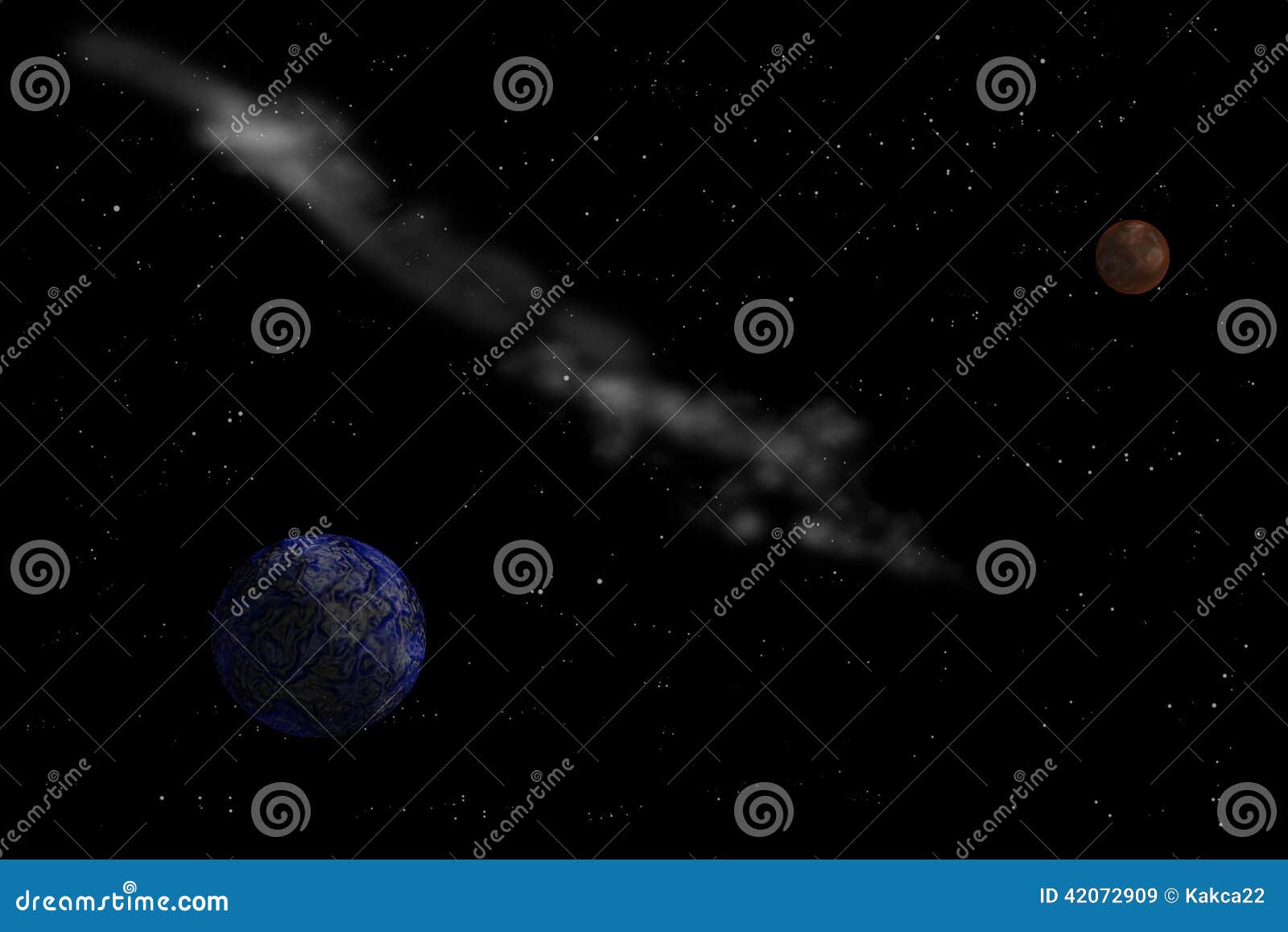 Other planets in universe stock image. Image of astro - 42072909