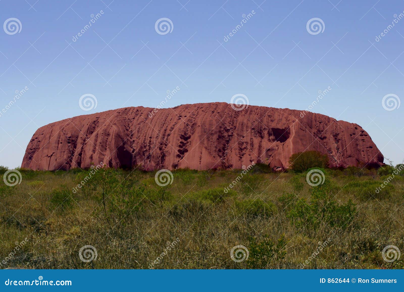 The Other Side of Ayers Rock Editorial Stock Image - Image of holiday ...
