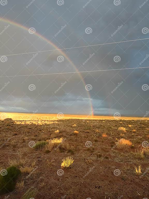 Other side of the Rainbow. stock image. Image of side - 223028849