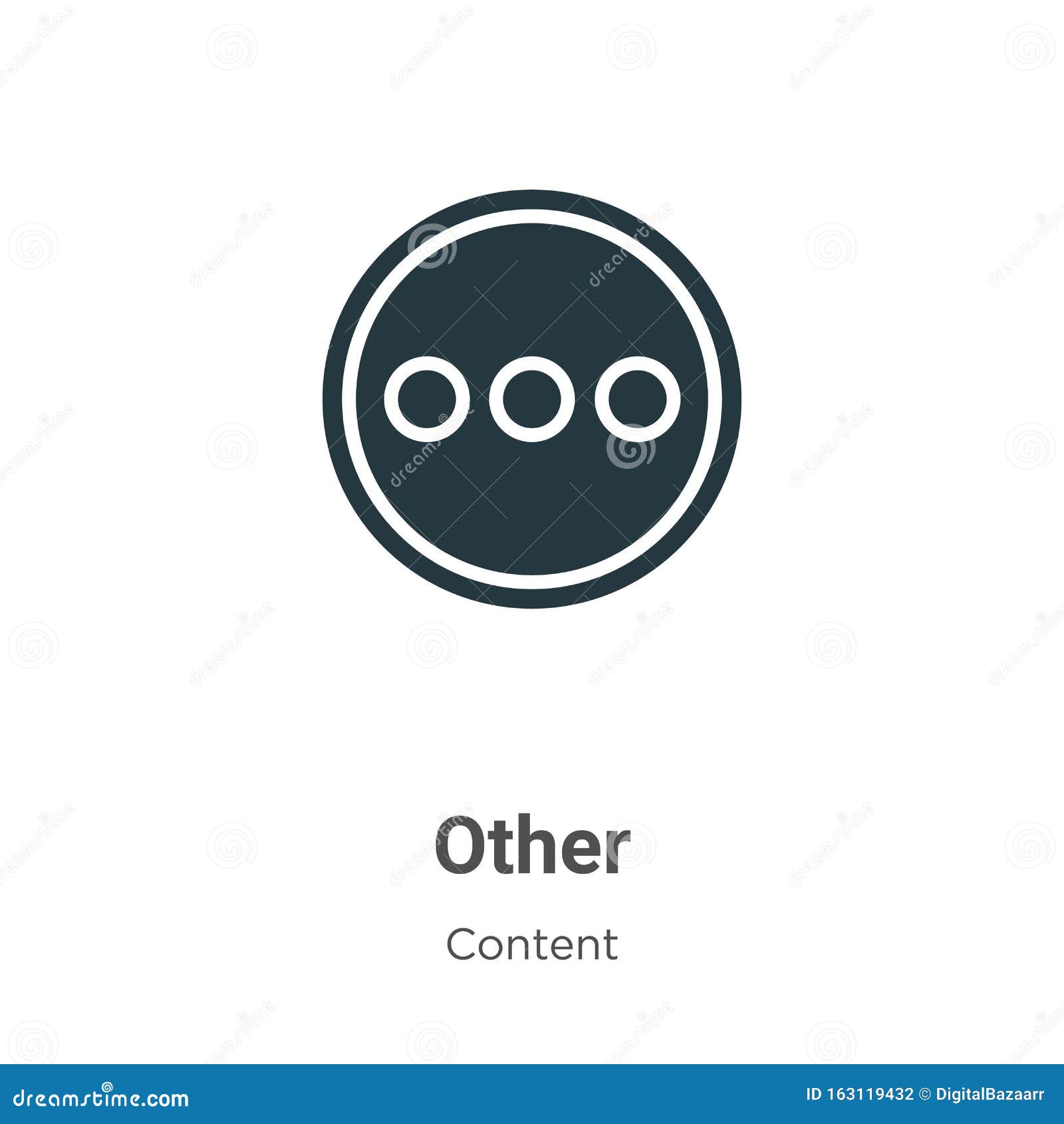 Other Vector Icon on White Background. Flat Vector Other Icon Symbol ...