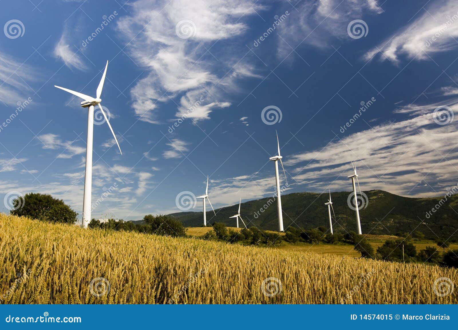 Other windmill landscape stock image. Image of force - 14574015