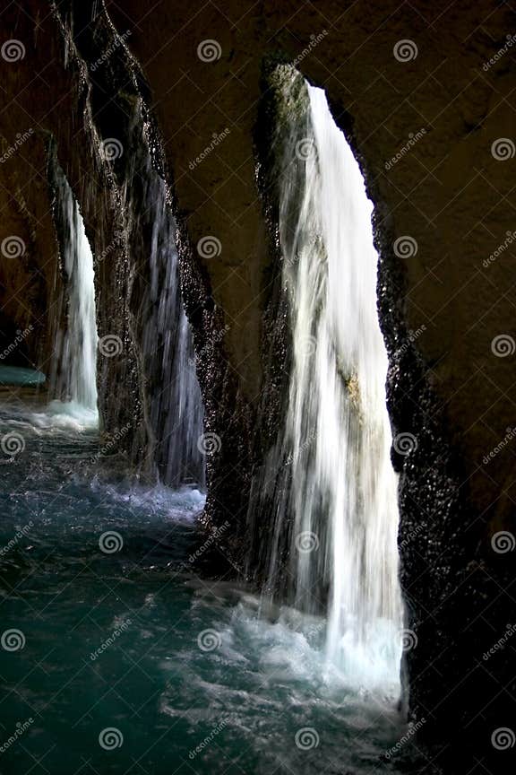 Otherside of the waterfall stock image. Image of scenery - 30945
