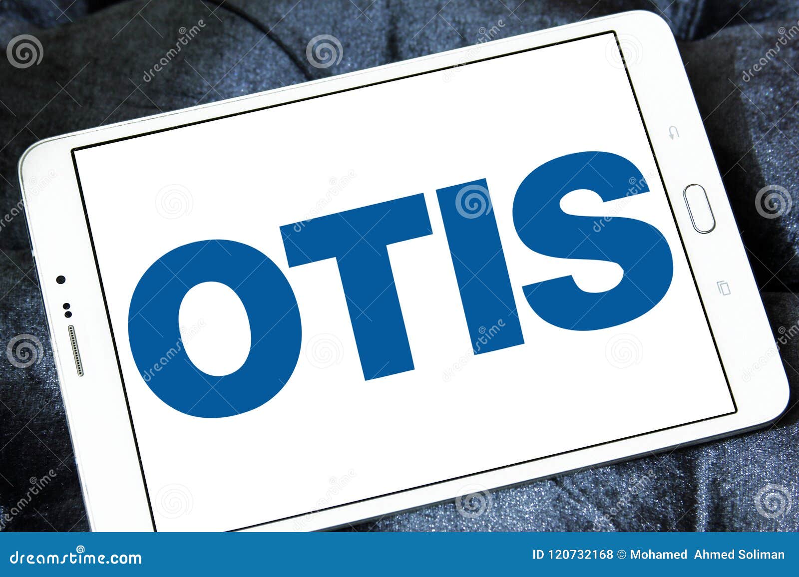 Otis Elevator Company logo editorial stock photo. Image of icons ...