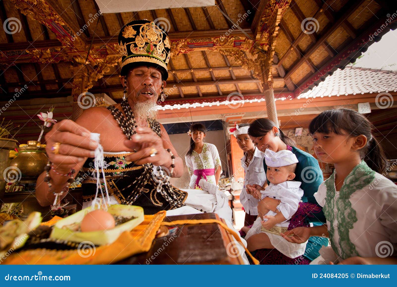 Oton Ceremony on Bali Island Editorial Image - Image of ethnicity ...