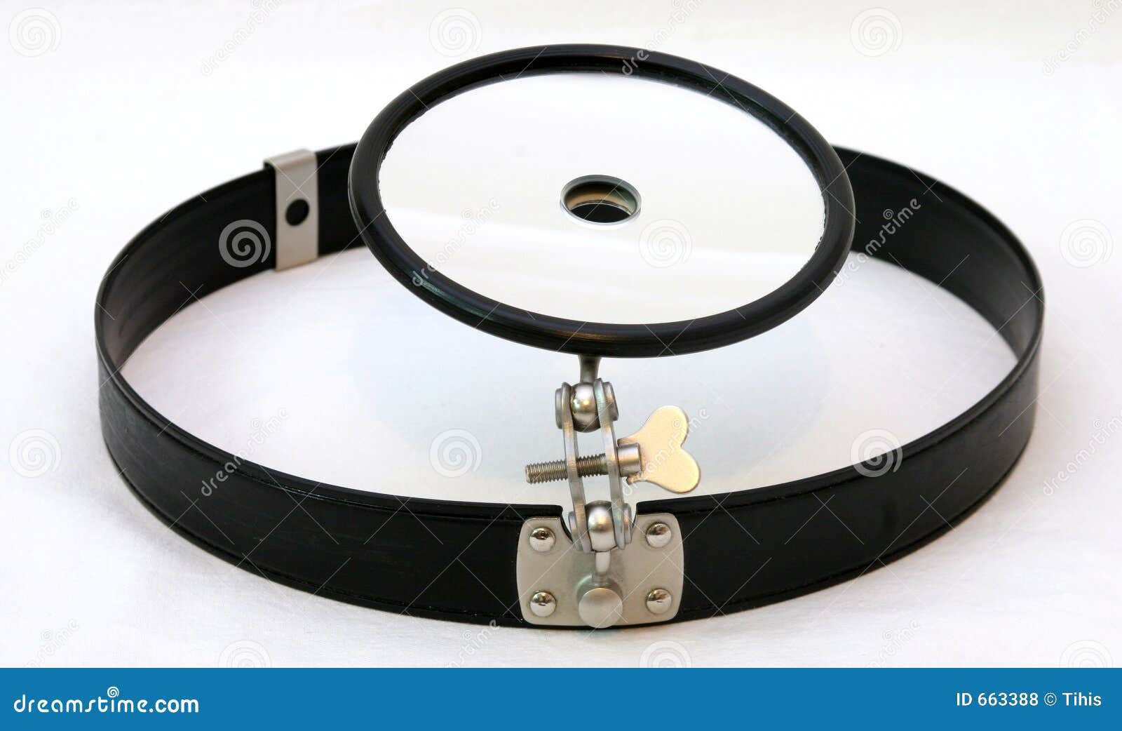 Otorhinolaryngology mirror stock photo. Image of instrument - 663388