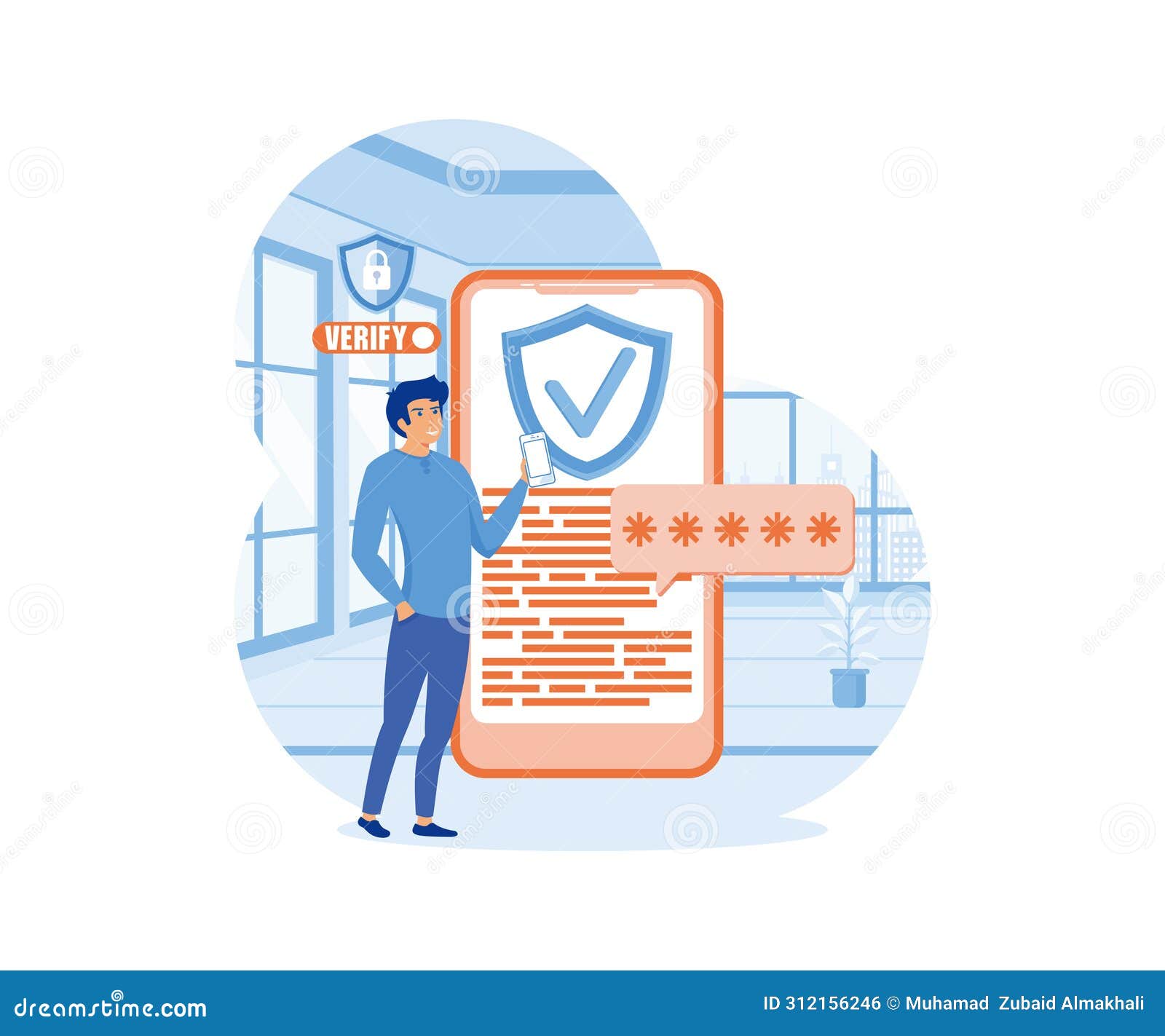 Otp Authentication Secure Verification One Time Password For Secure