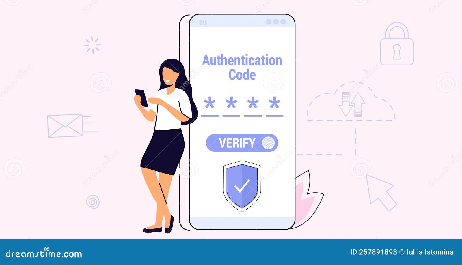 Otp Authentication Secure Verification One Time Password For Secure