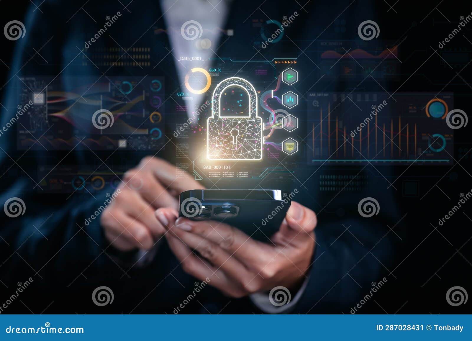 OTP One Time Password Security Authentication. Stock Image - Image of ...