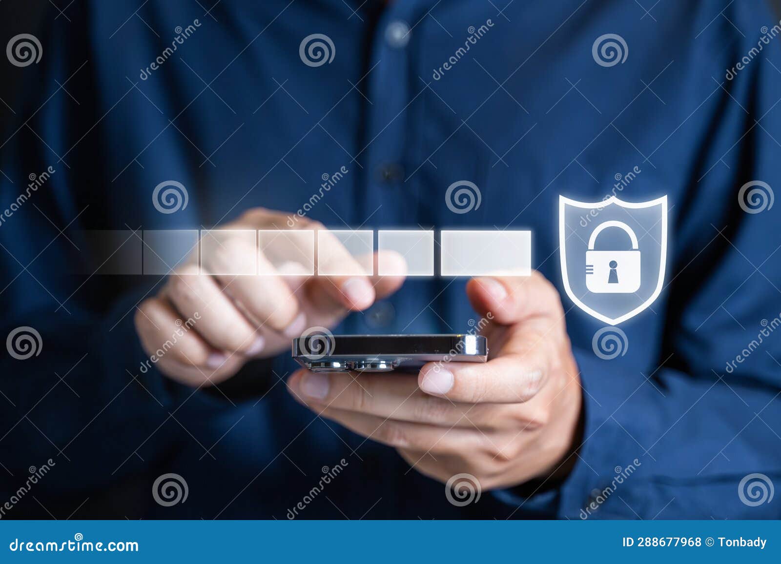 OTP One Time Password Security Authentication. Stock Photo - Image of ...