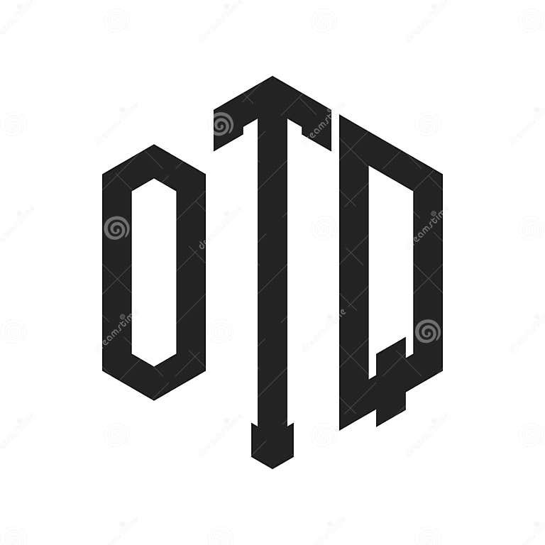 OTQ Logo Design. Initial Letter OTQ Monogram Logo Using Hexagon Shape ...
