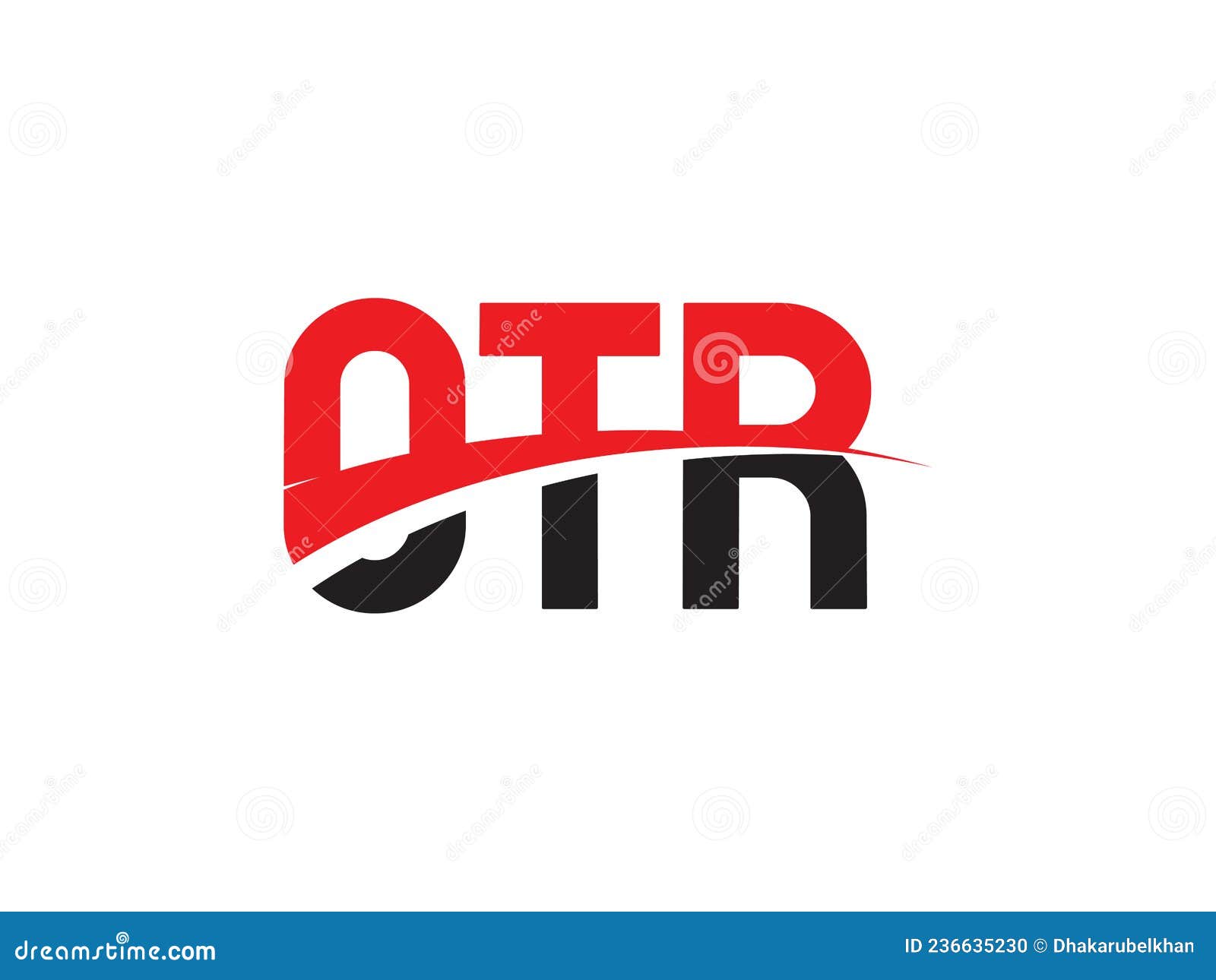 OTR Letter Initial Logo Design Vector Illustration Stock Vector ...