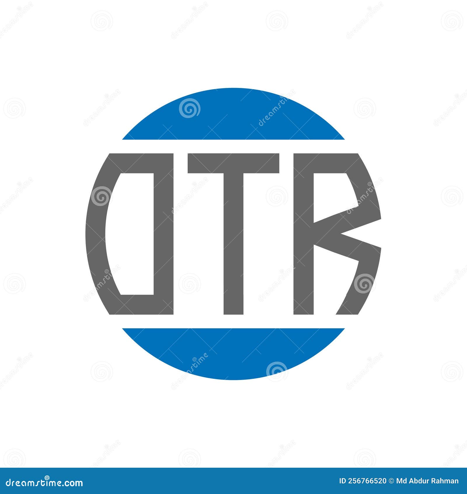 OTR Letter Logo Design on White Background. OTR Creative Initials ...