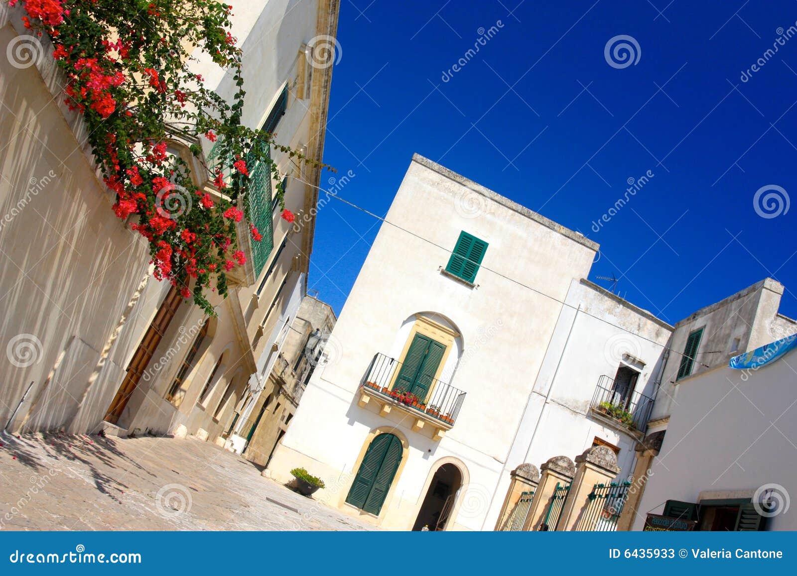 Otranto in Apulia, Italy stock image. Image of bouganville - 6435933