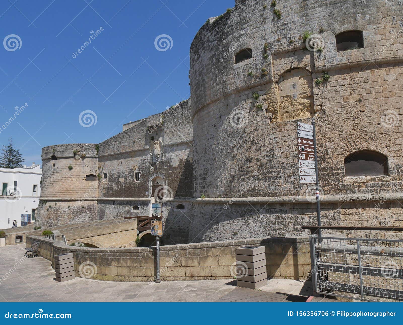Otranto Aragonese Castle editorial photo. Image of salento - 156336706