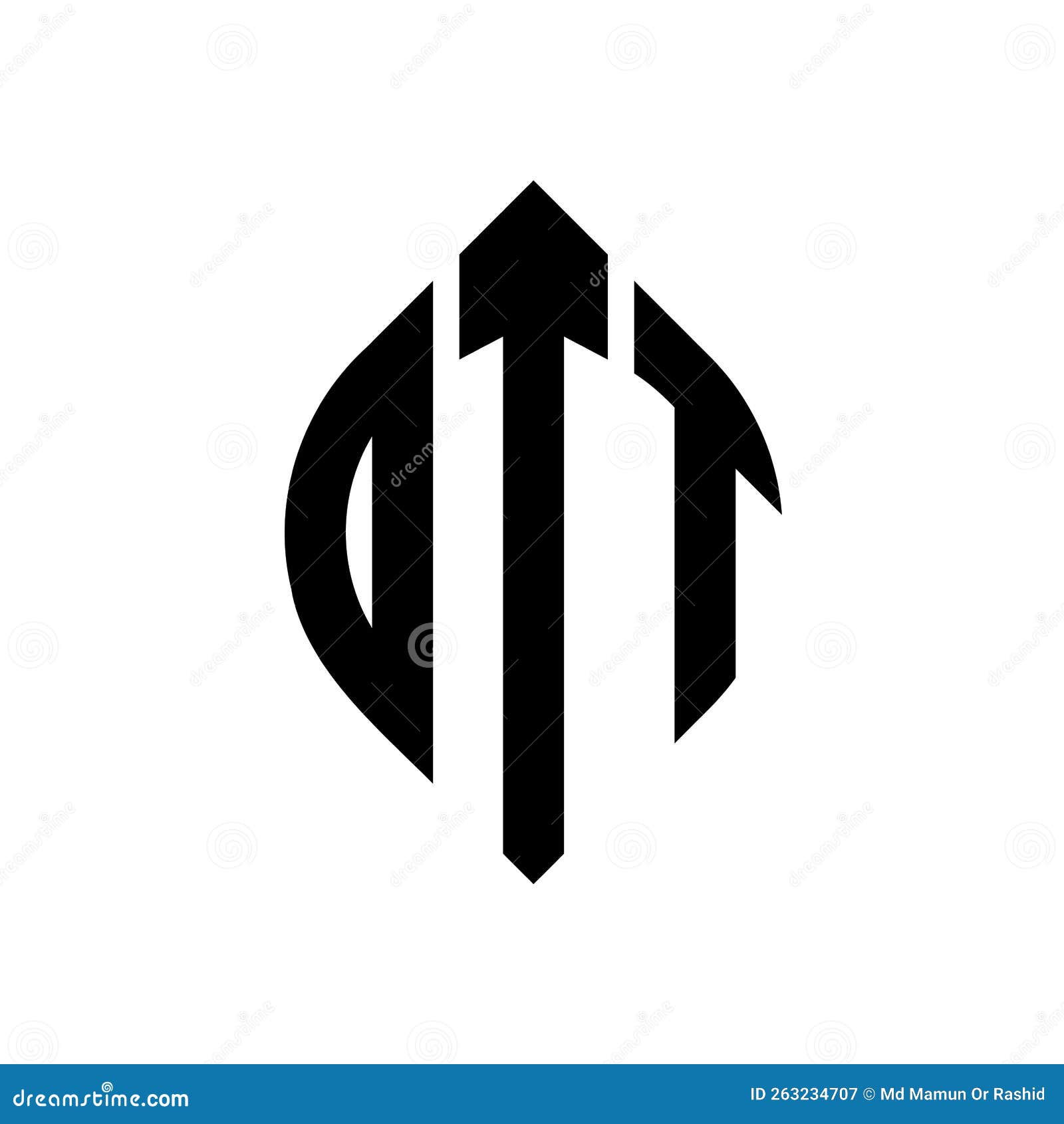 OTT Circle Letter Logo Design with Circle and Ellipse Shape. OTT ...