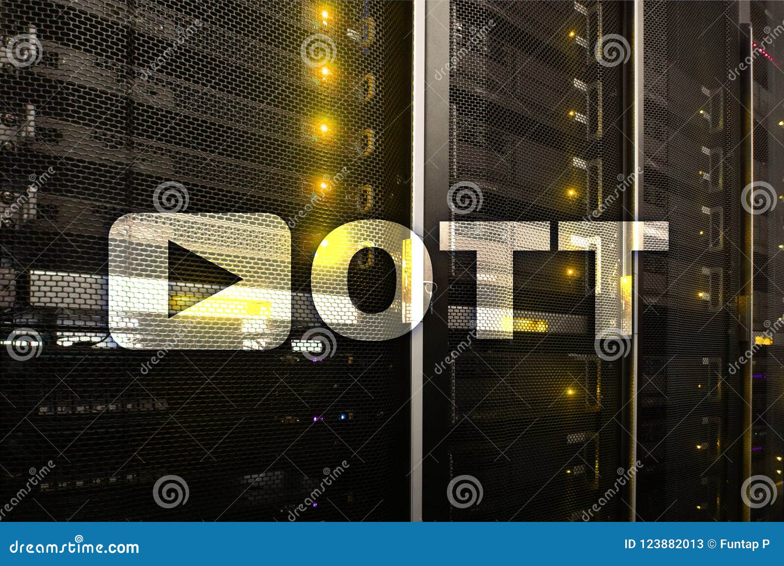 OTT, IPTV, Video Streaming Over the Internet Stock Image - Image of ...