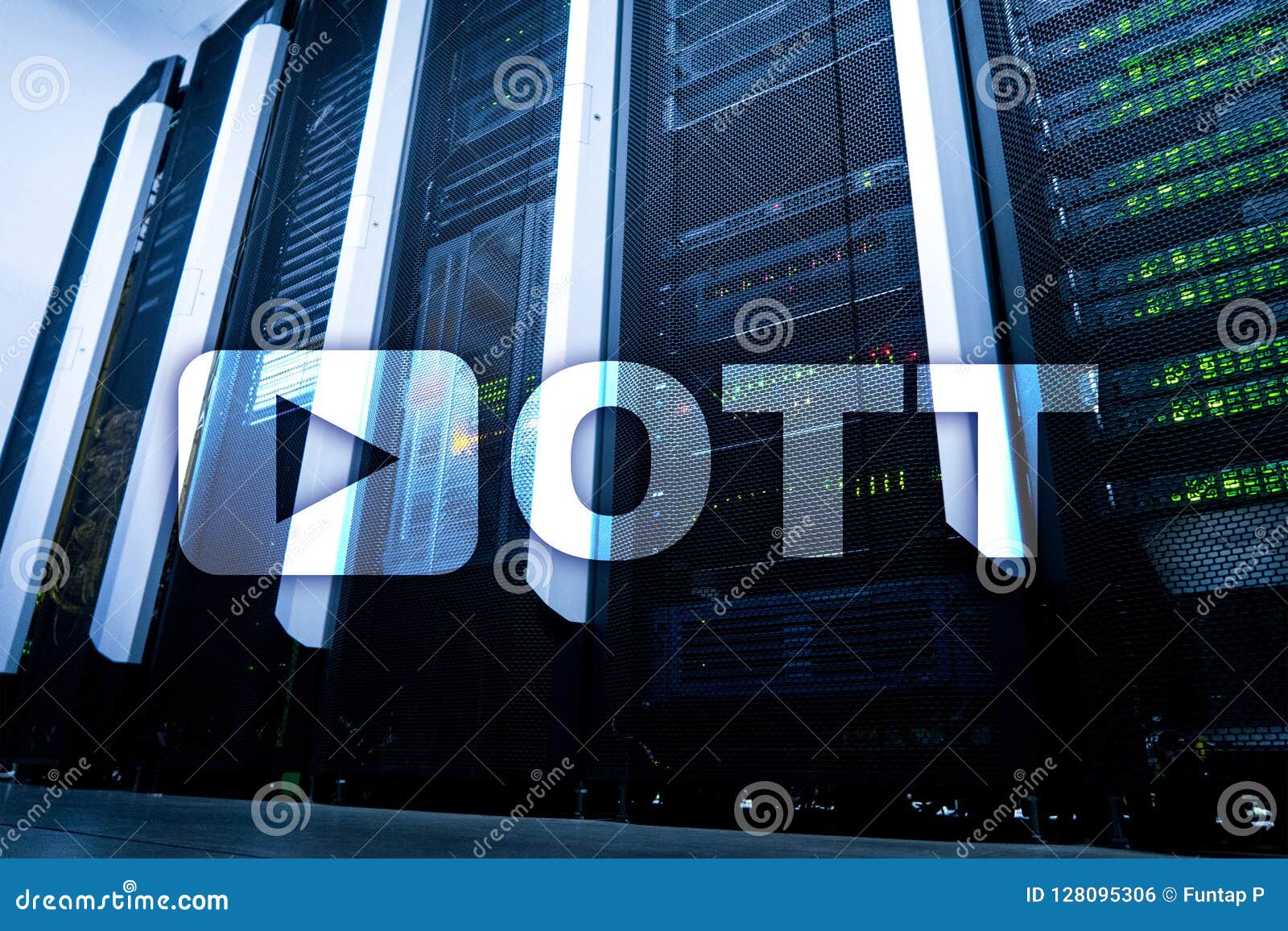 OTT, IPTV, Video Streaming Over the Internet Stock Photo - Image of ...
