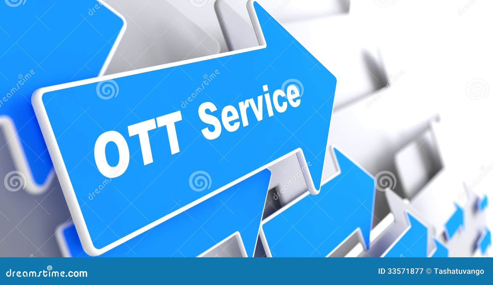 OTT Service. Information Technology Concept Stock Illustration ...