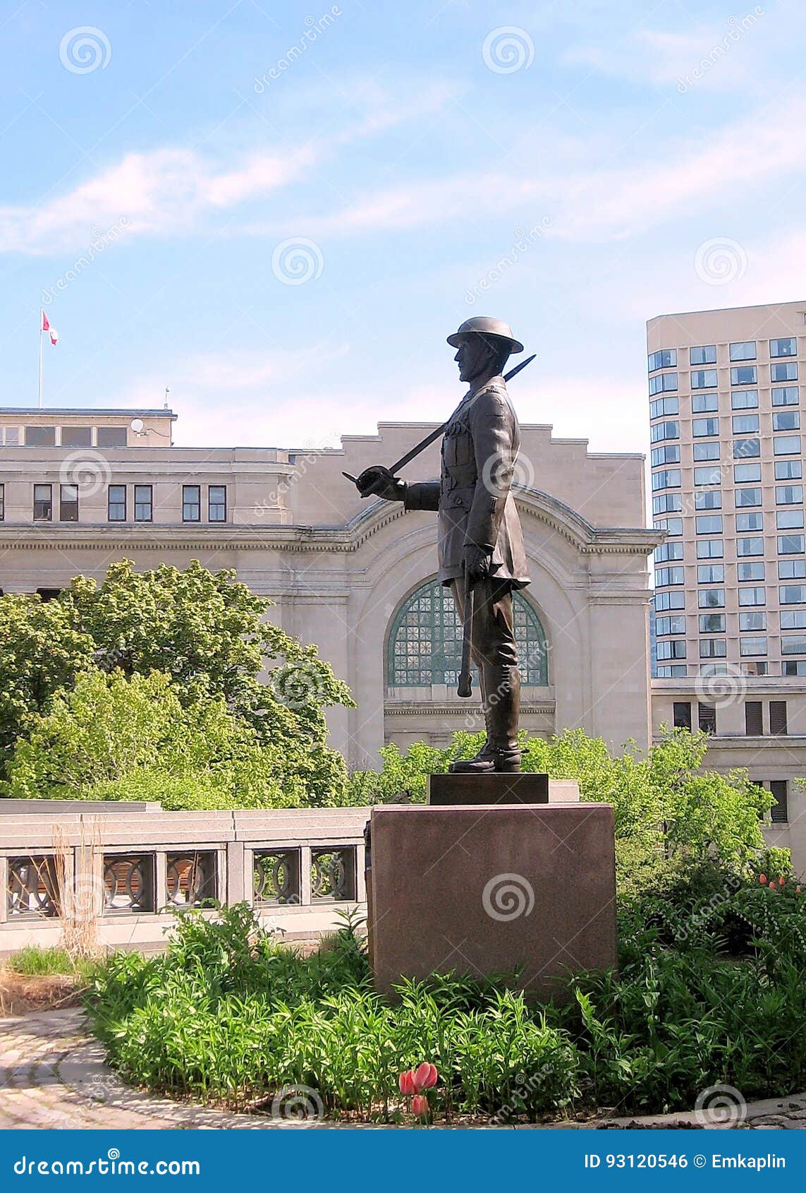 Ottawa Brigadier Andrew Hamilton Gault Statue 2008 Editorial Photo ...