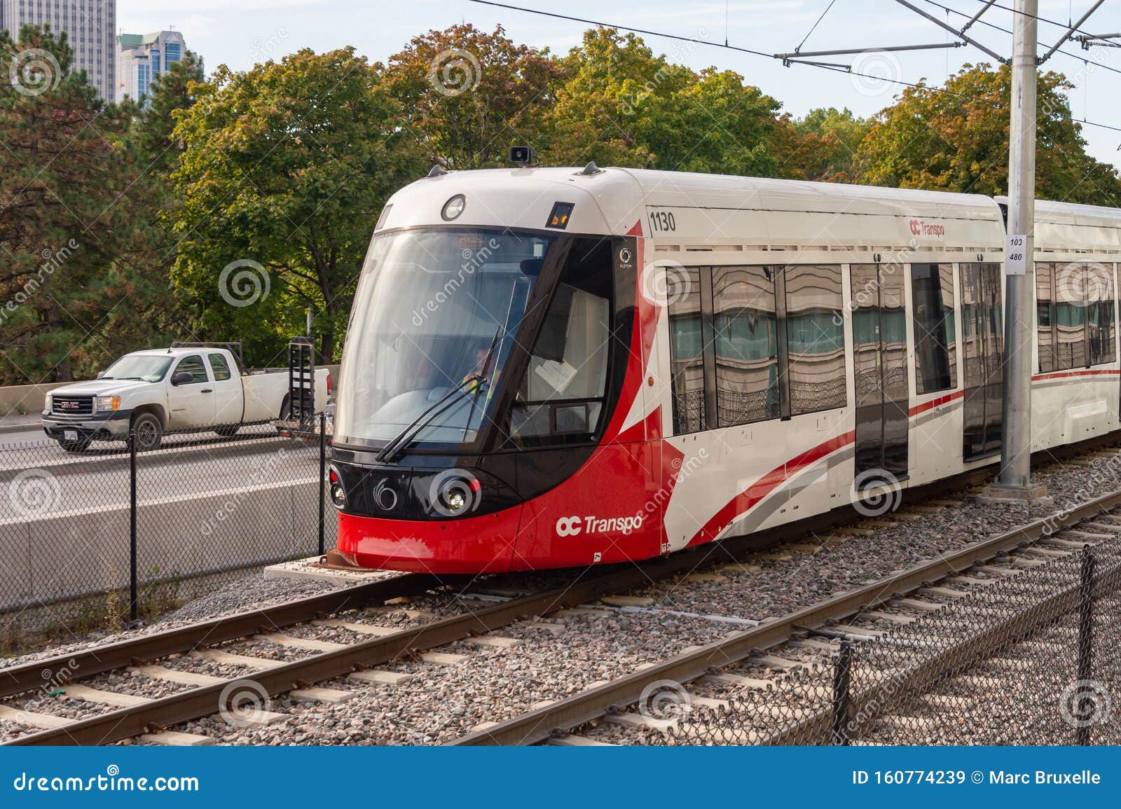 O Train, OC Transpo Station Sign In Ottawa Downtown In Canada Editorial ...