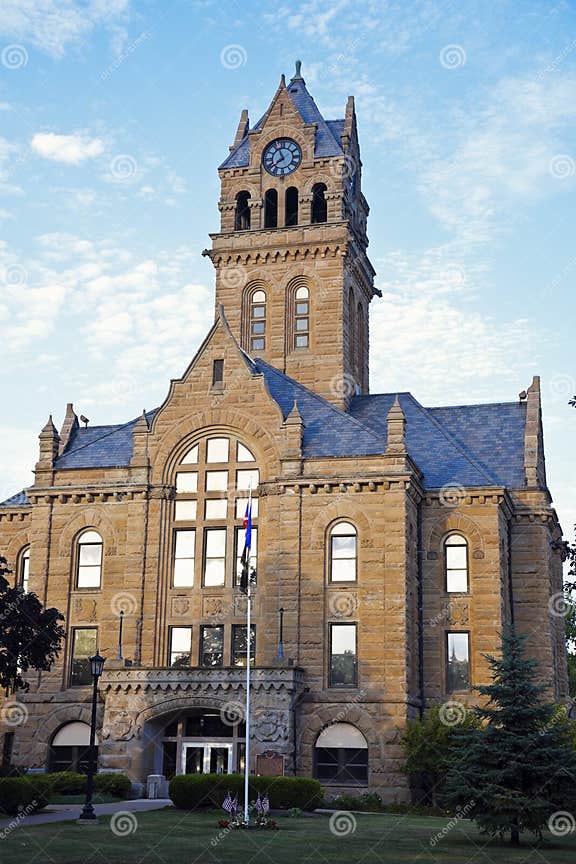 Ottawa County Courthouse stock image. Image of cloud - 26548625