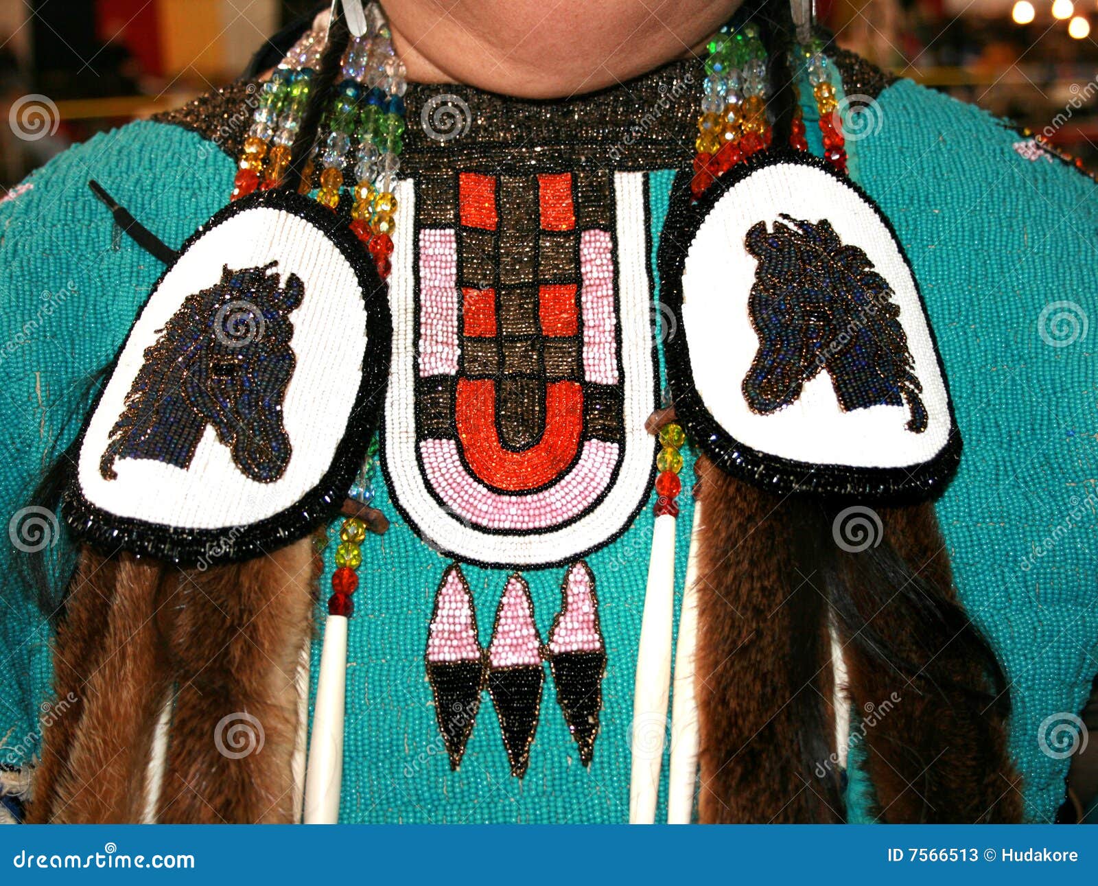 Ottawa Indian Beadwork stock image. Image of jewelry, decoration - 7566513