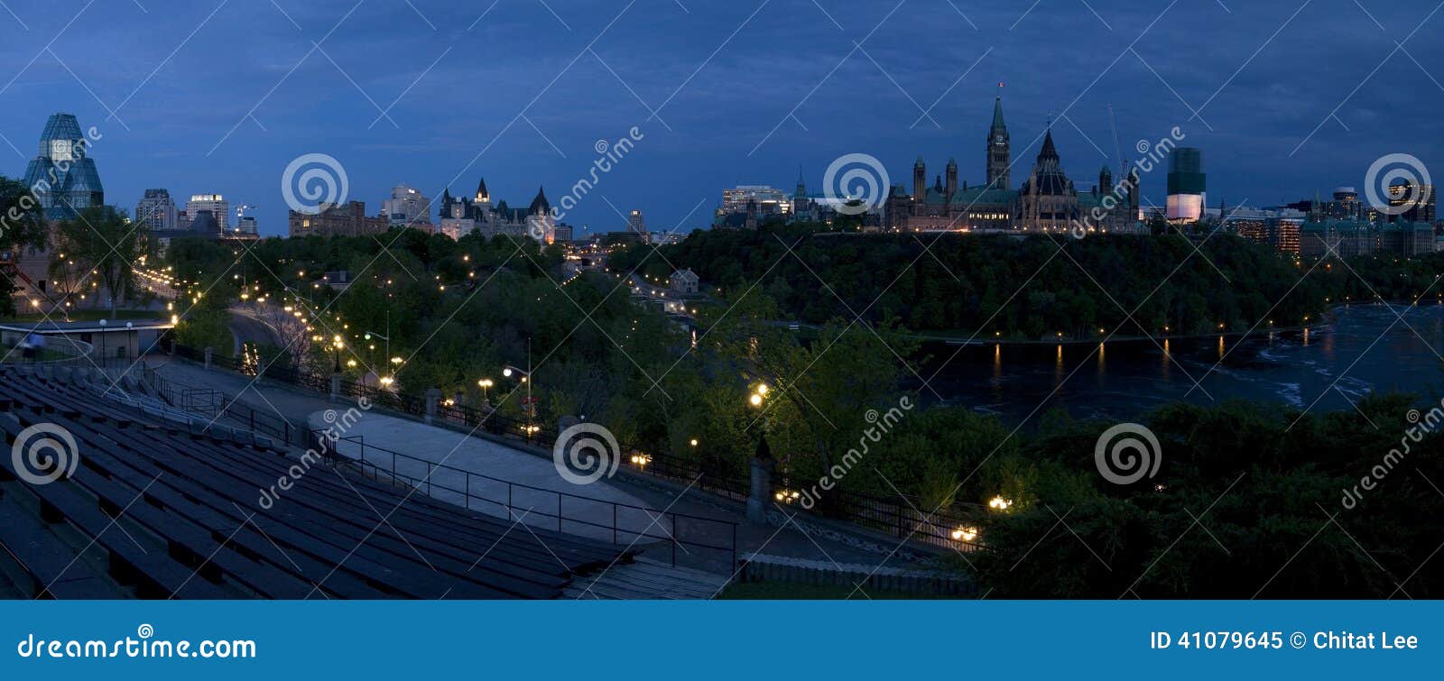 Ottawa Panorama stock image. Image of canada, buildings - 41079645
