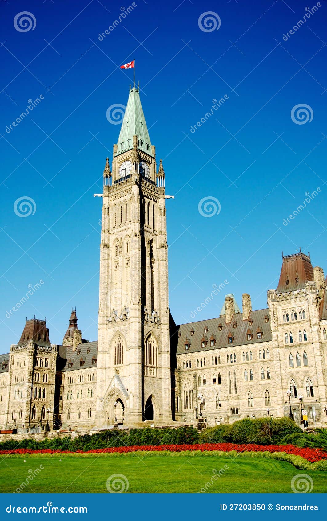 Ottawa Parliament Building stock photo. Image of copyspace - 27203850